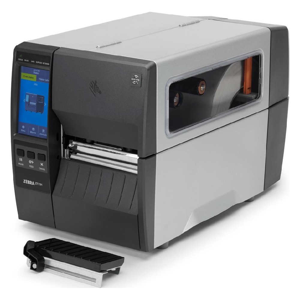 ZEBRA ZT231 INDUSTRIAL LABEL PRINTER WITH CUTTER ZT23142-T2E000FZ ...