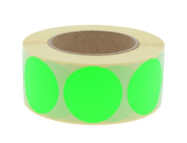 MARKING LABEL BRIGHT GREEN DOT STICKER- iLabMalta - Software ...